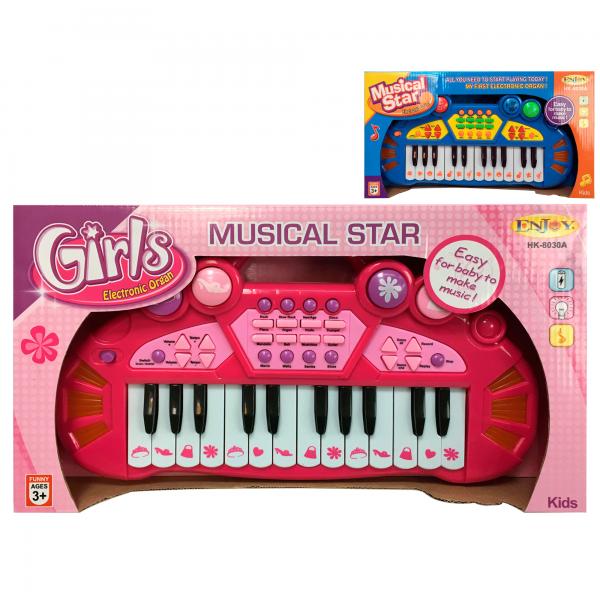 Mi Primer Piano Electrónico Surt/3 3a+(426572) | Toys Mayoreo